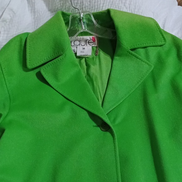 Laurel | Jackets & Coats | Laurel Green Wool Beautiful Trench Coat ...